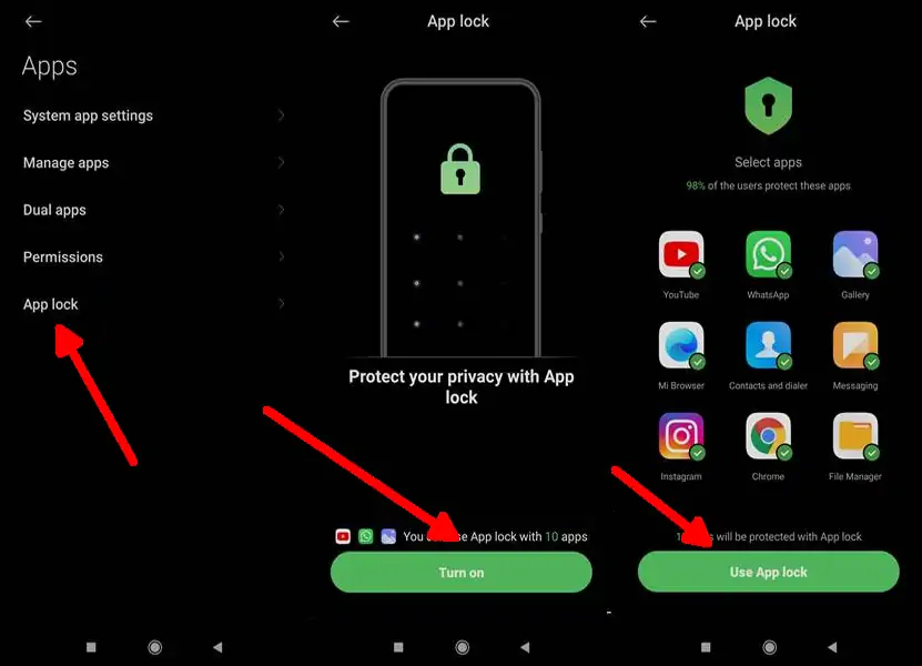 Cara Mengunci Aplikasi di Redmi Note 10 Dengan atau Tanpa Aplikasi ...